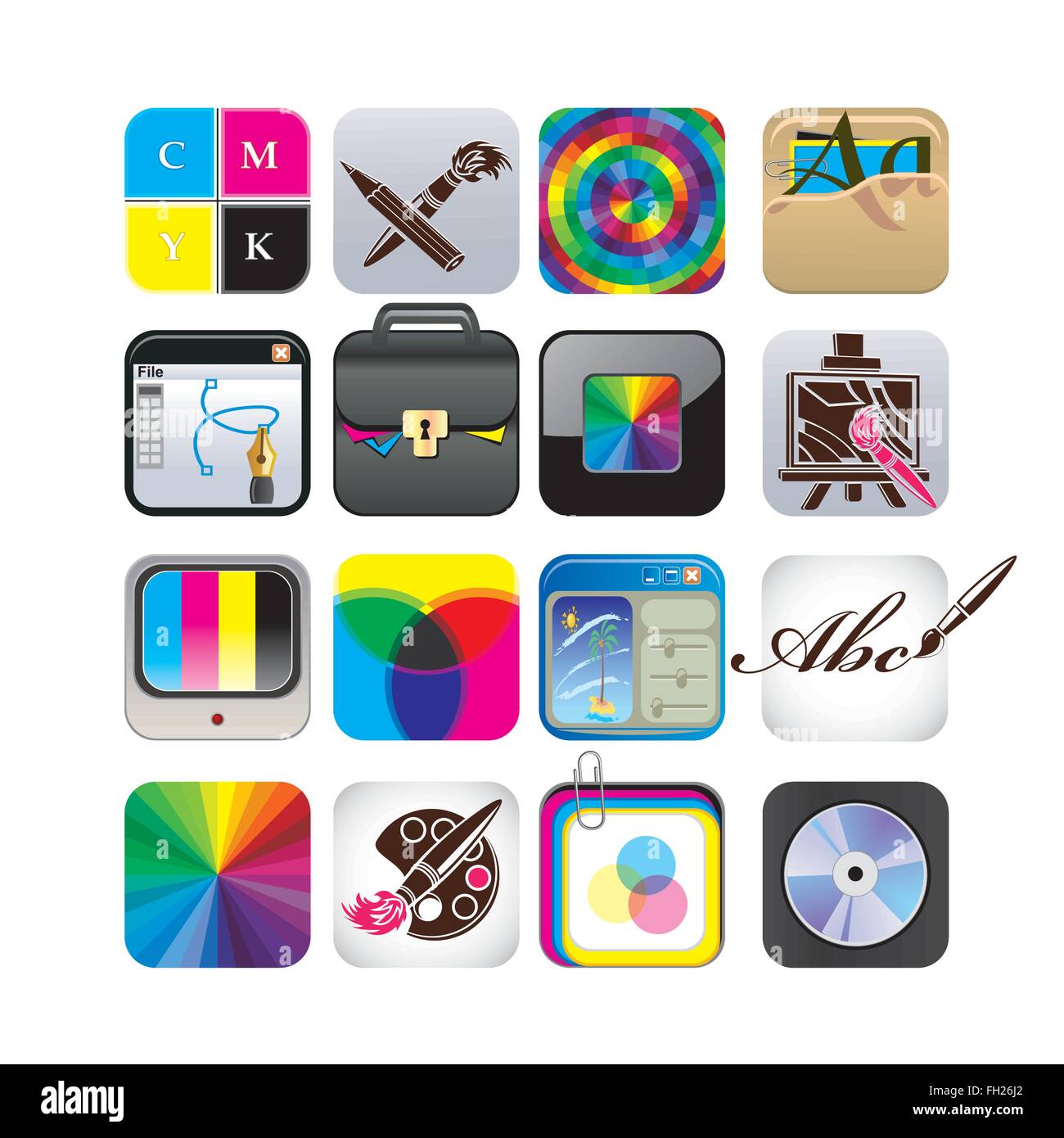 Graphics designing Stock Vector Images - Alamy