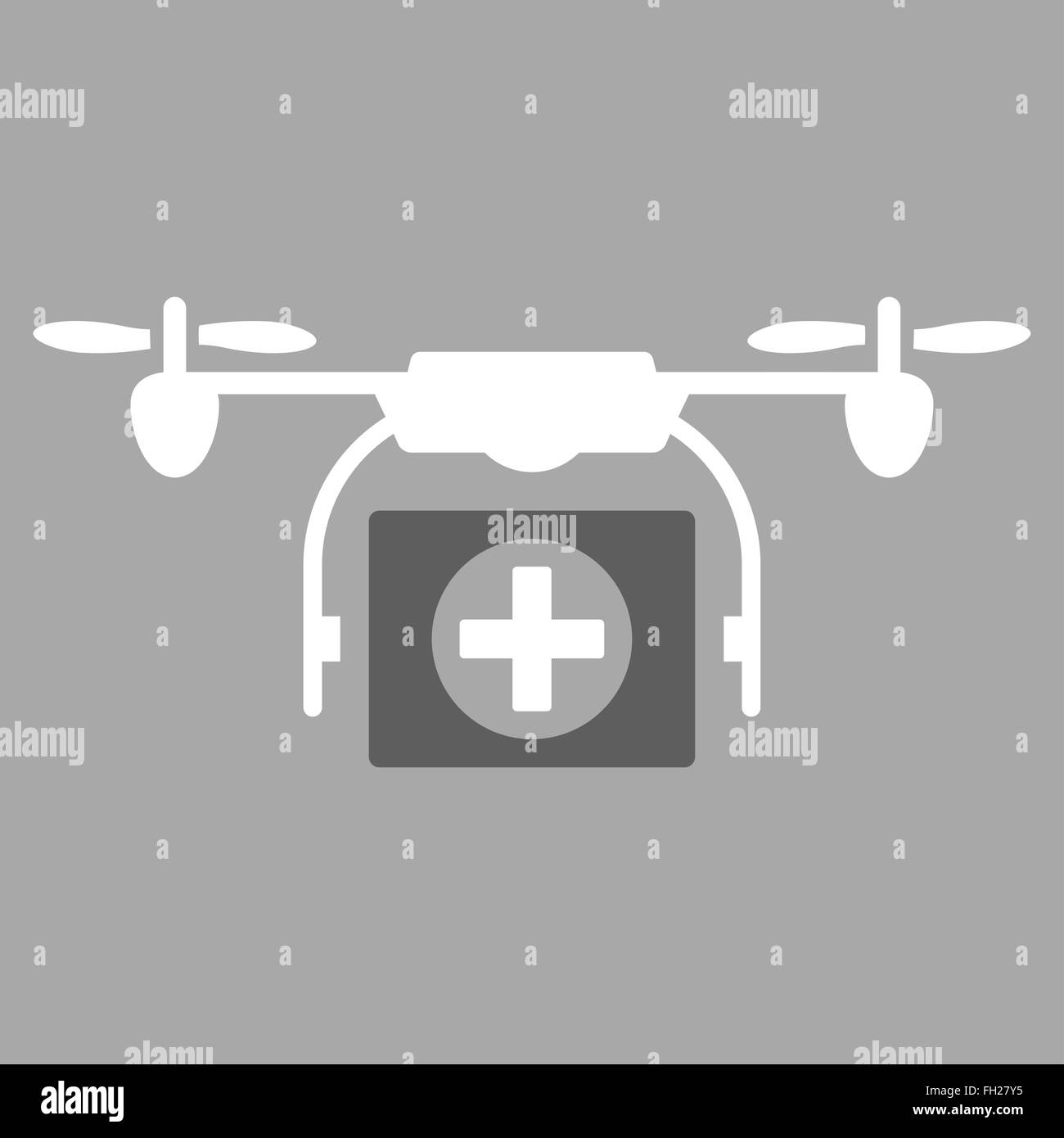 Medical Drone Icon Stock Photo - Alamy