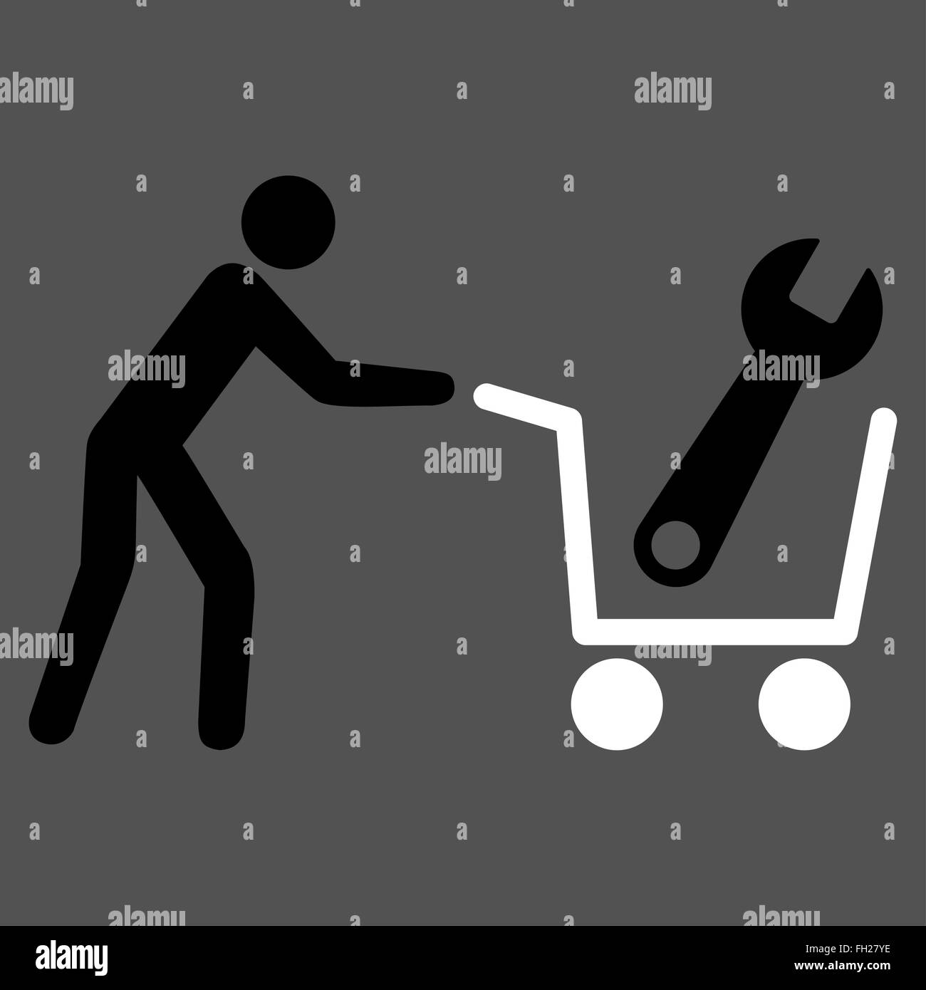 Tools Shopping Icon Stock Photo - Alamy