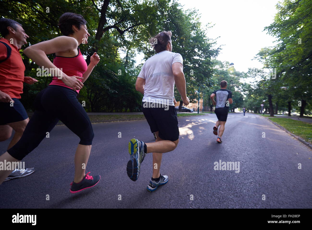 people group jogging Stock Photo - Alamy