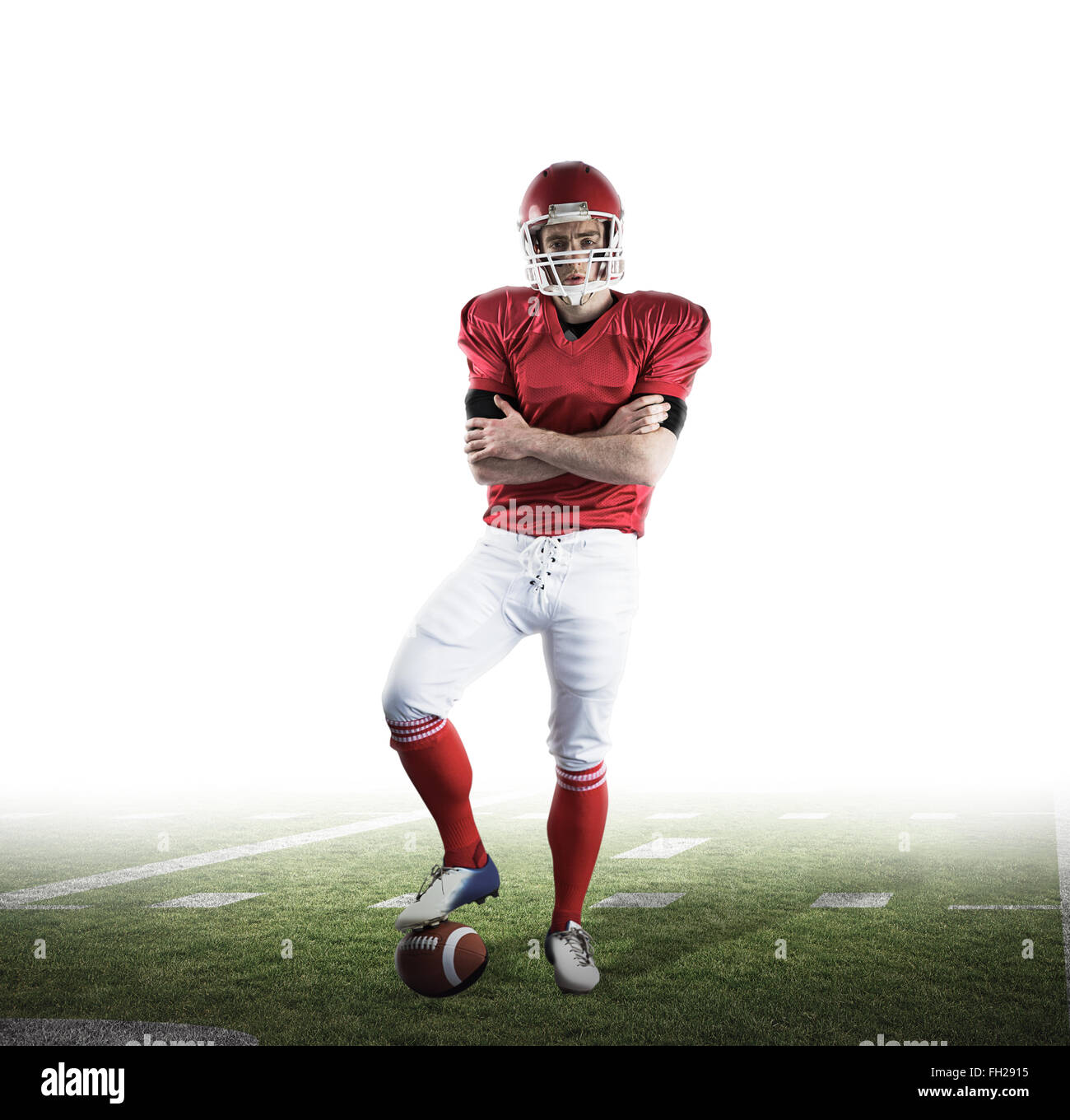 Lines man football hi-res stock photography and images - Alamy