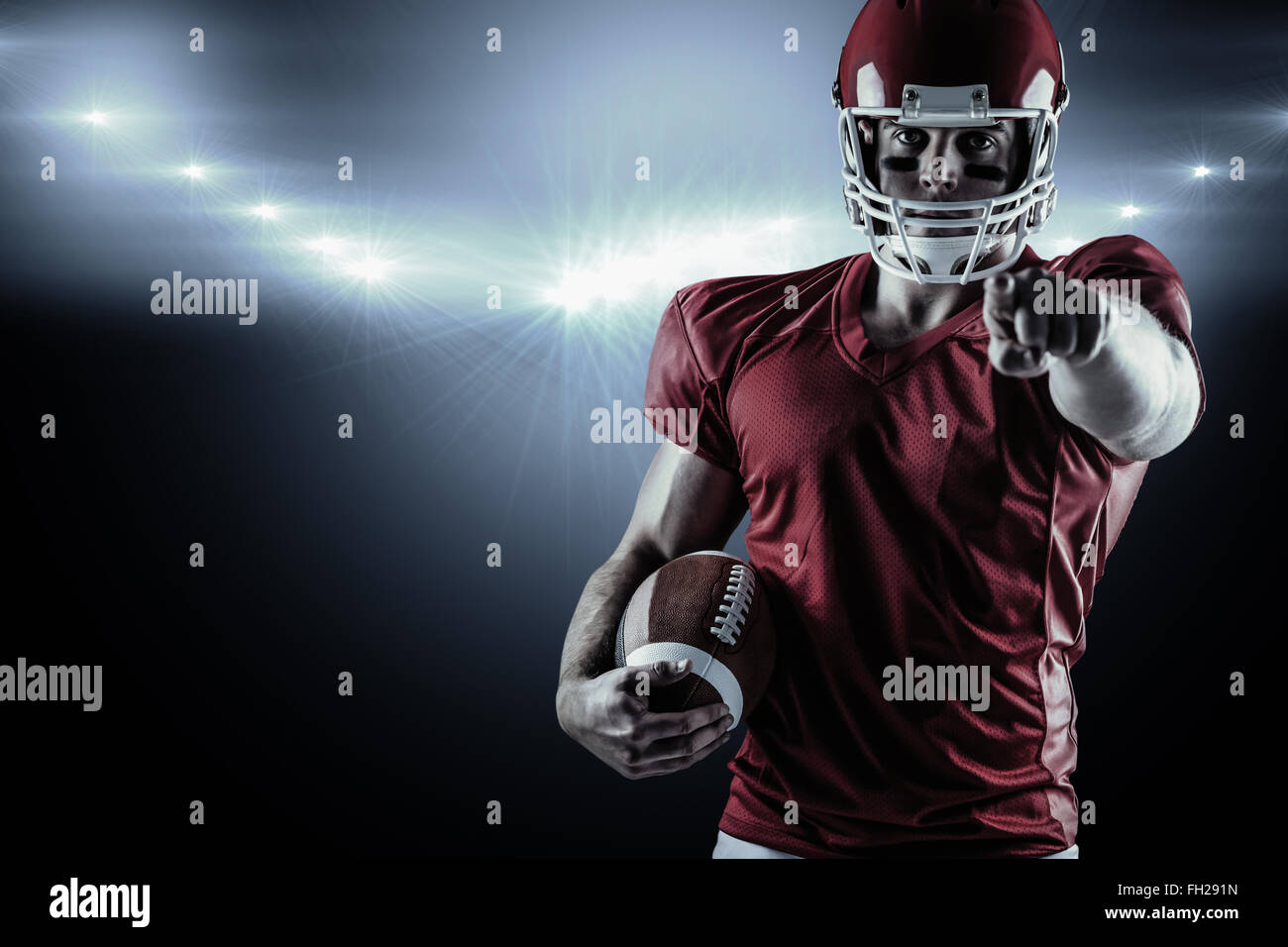 American football player pointing hi-res stock photography and images ...