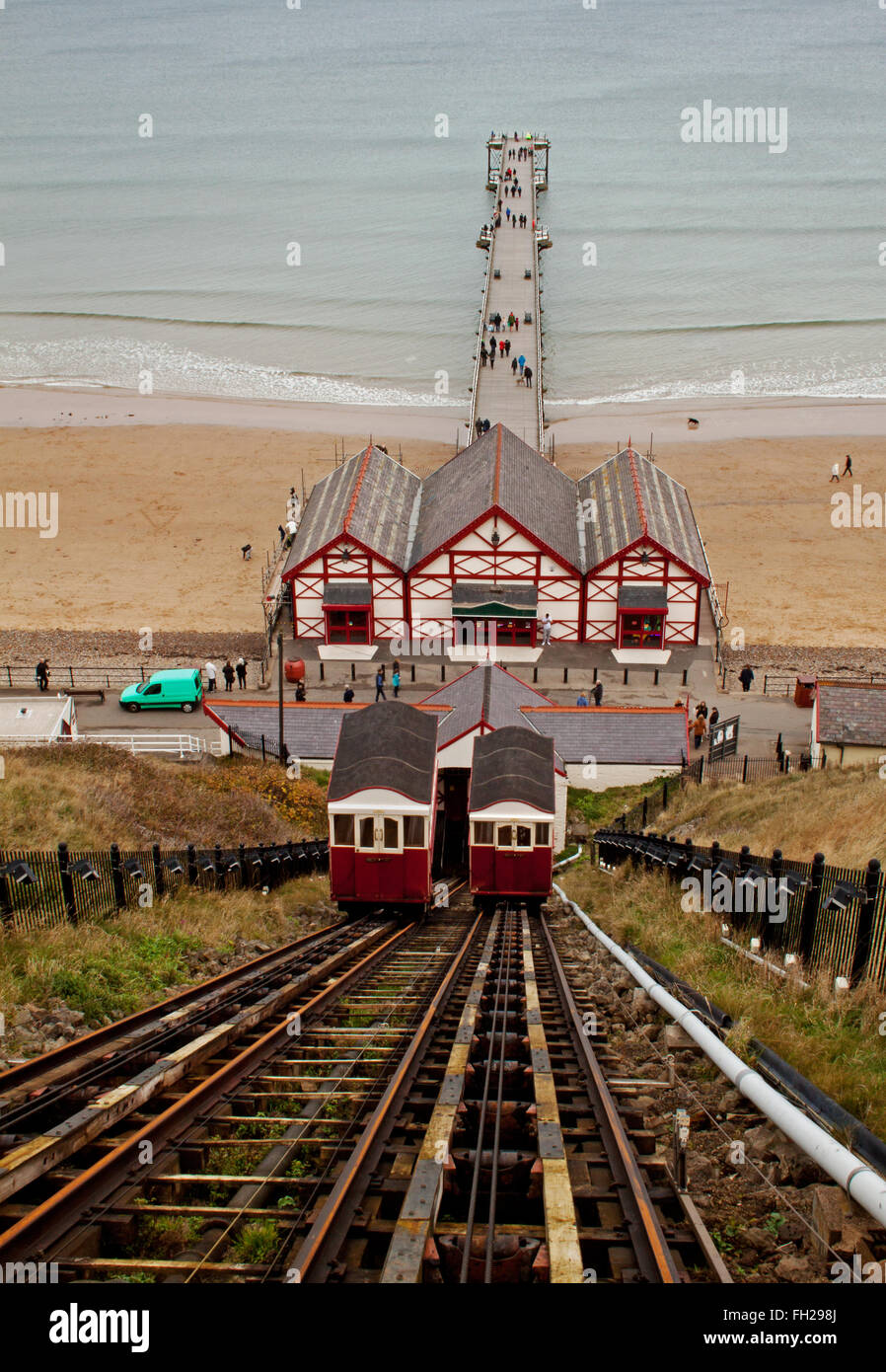 Saltburn funicular railway hi-res stock photography and images - Alamy