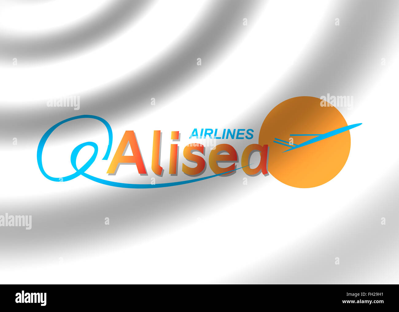 Alisea Airlines Air logo icon flag emblem Stock Photo - Alamy