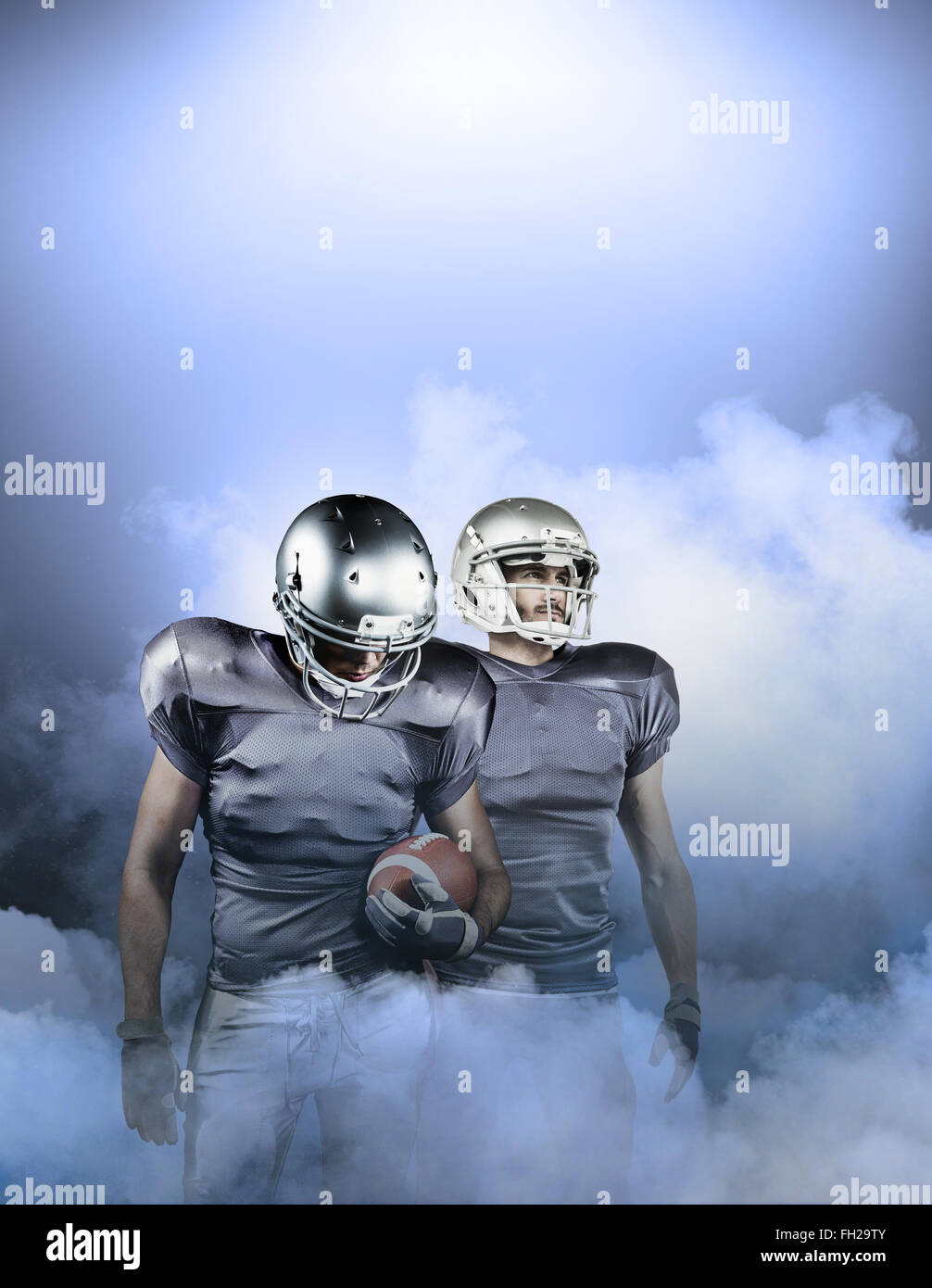 American football player looking down hi-res stock photography and ...