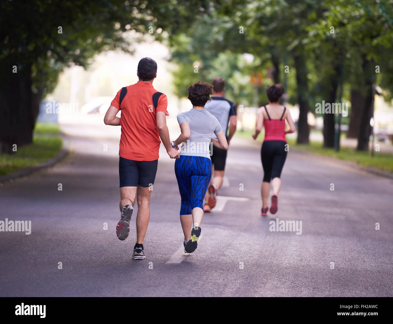 people group jogging Stock Photo - Alamy