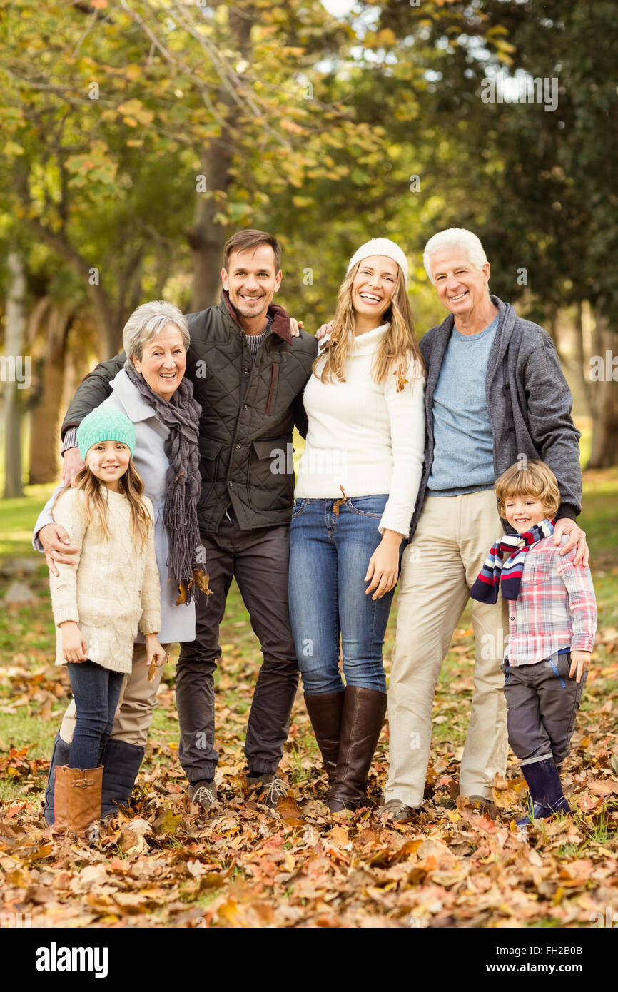 Portrait of an extended family Stock Photo - Alamy