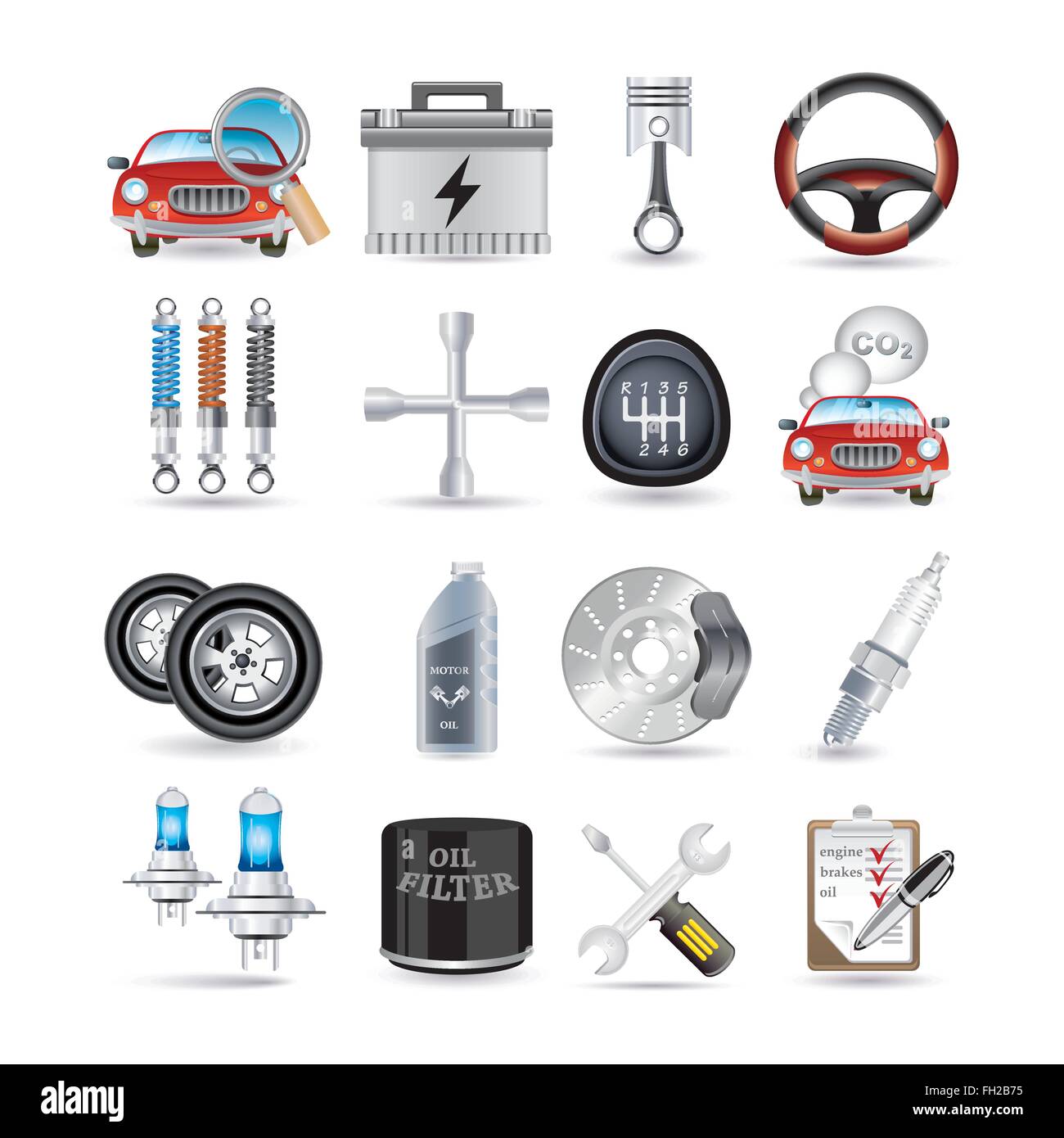 Parts replacement Stock Vector Images - Alamy