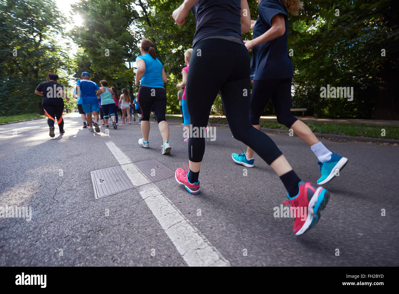people group jogging Stock Photo - Alamy