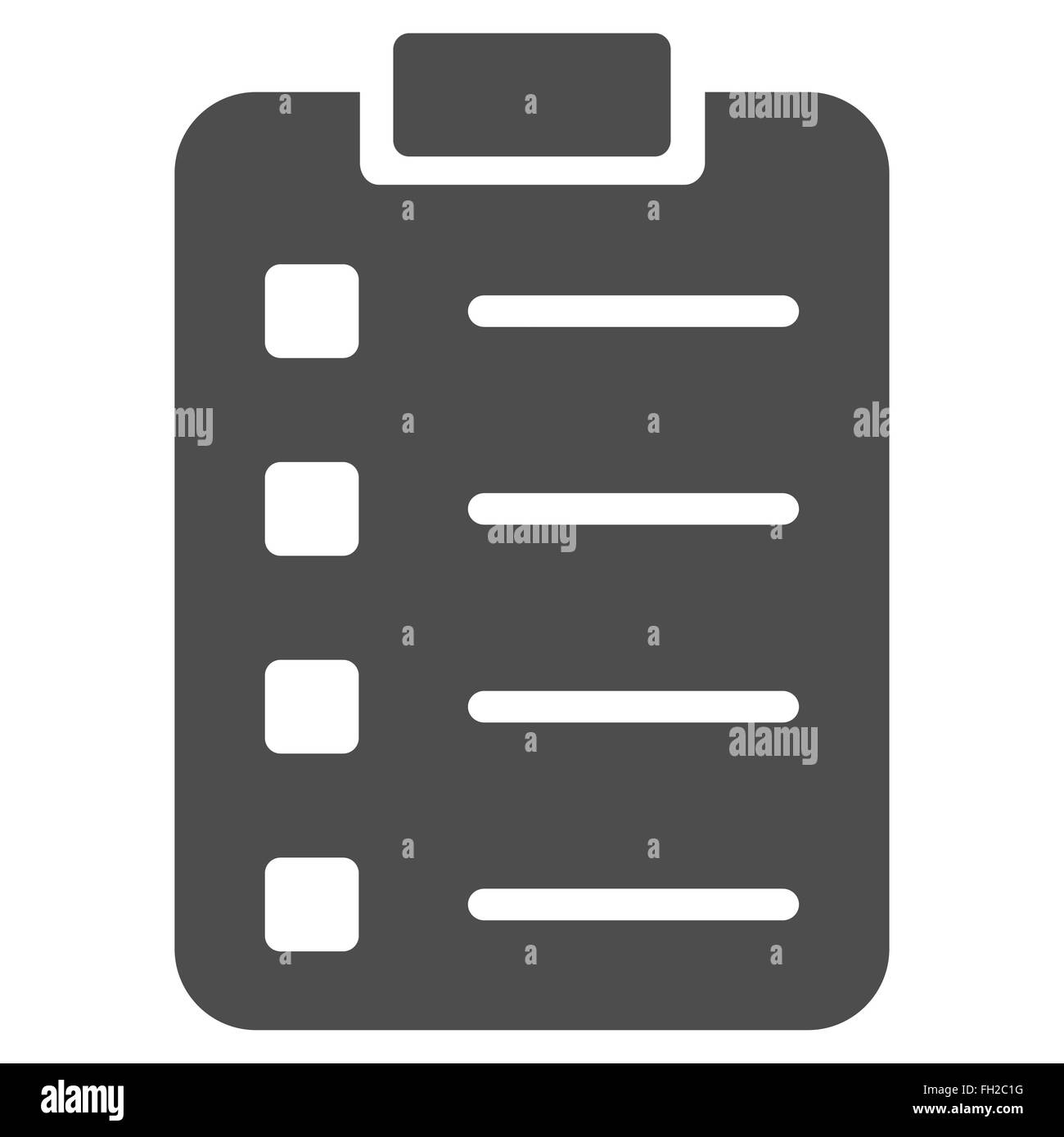 Pad Form Icon Stock Photo - Alamy