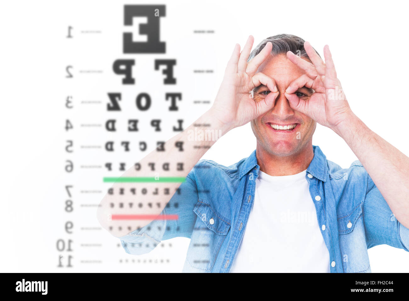 Fingers around eyes hi-res stock photography and images - Alamy