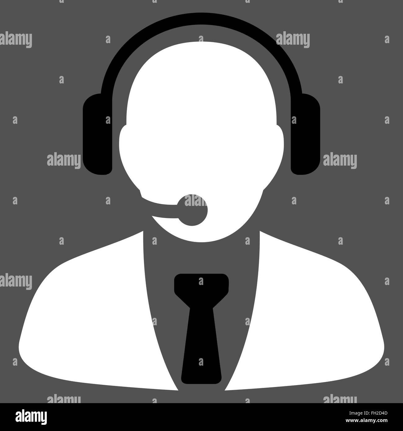 Support Manager Icon Stock Photo - Alamy