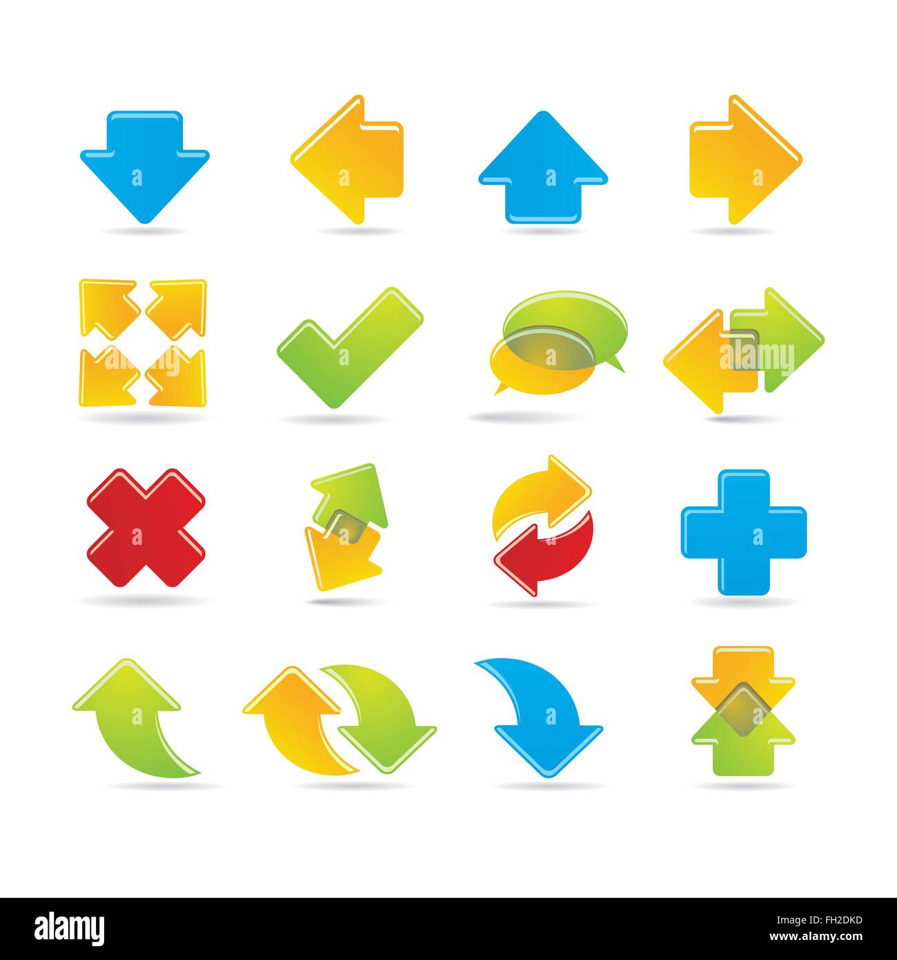 set of arrows Stock Vector Image & Art - Alamy