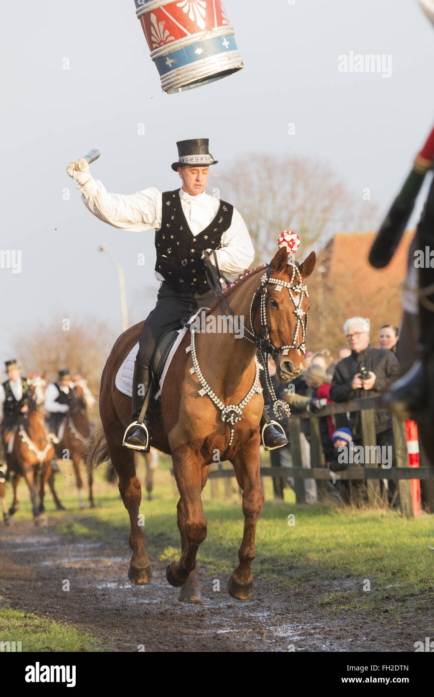 shrove festival horse tradition Denmark Danish day Stock Photo - Alamy