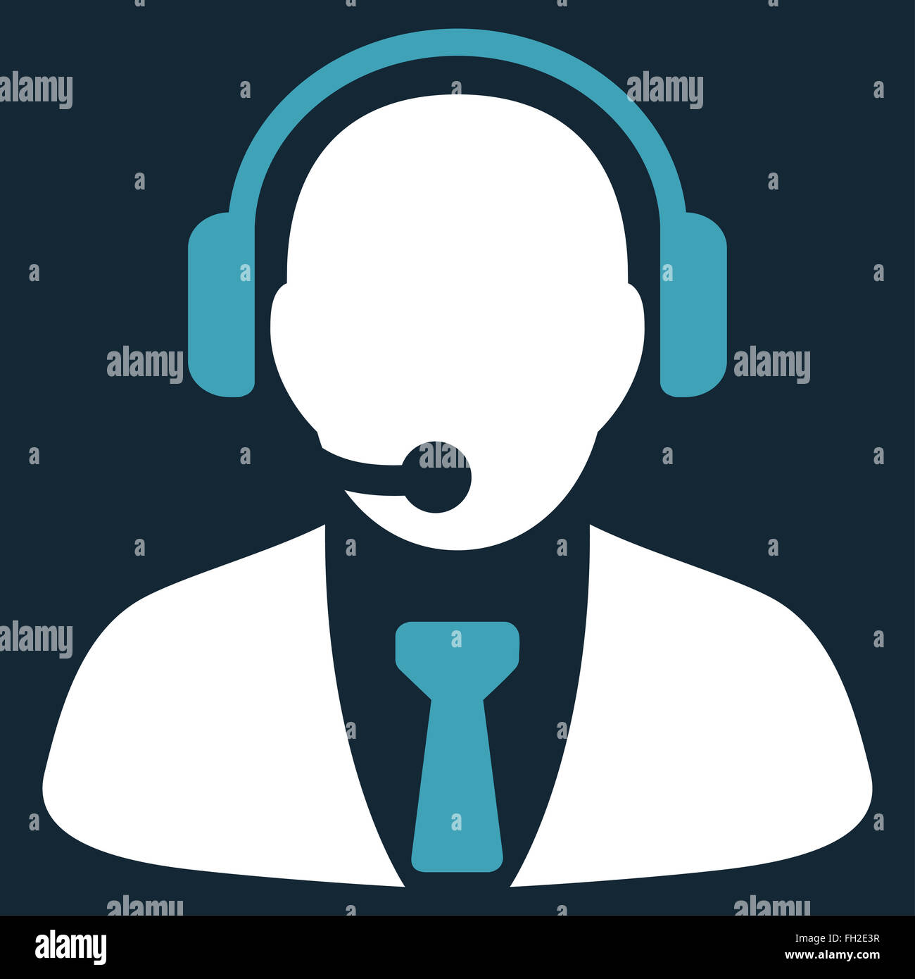 Support Manager Icon Stock Photo - Alamy