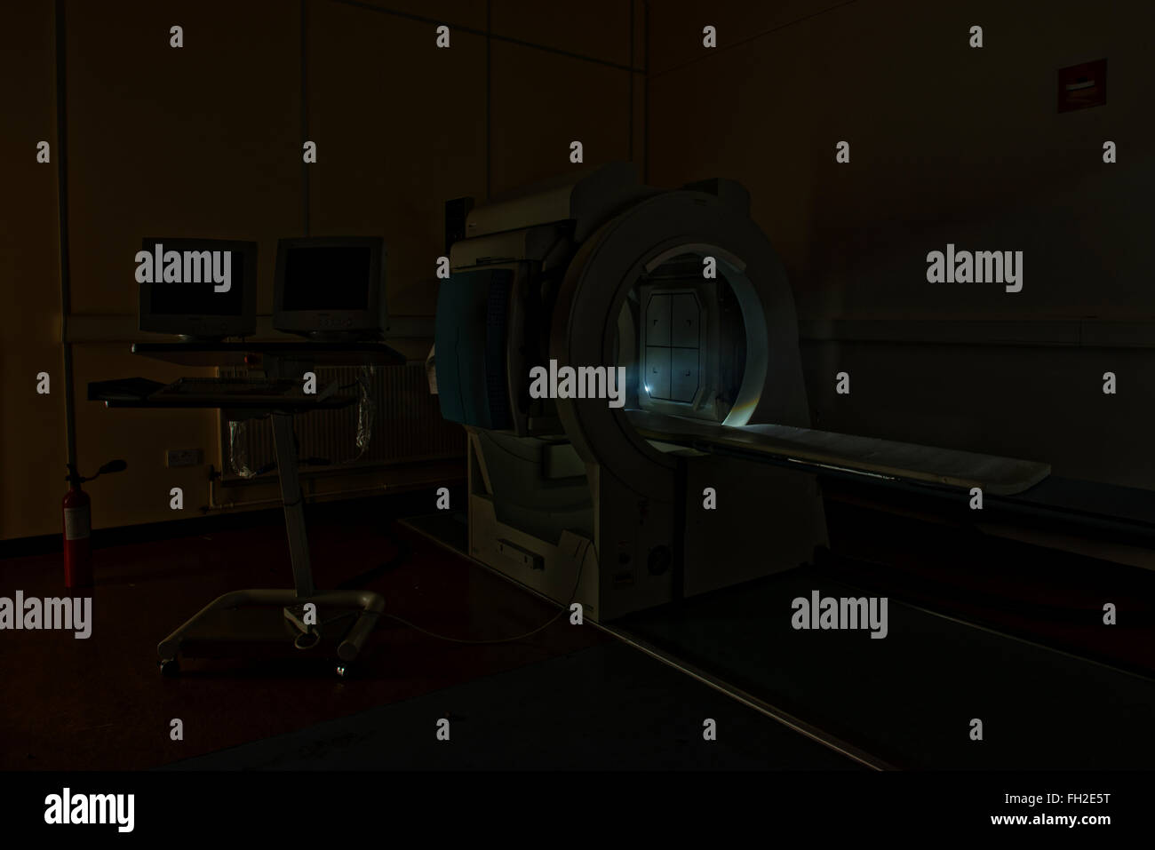 A CT Scanner inside the now closed Royal Hospital Haslar. Gosport ...