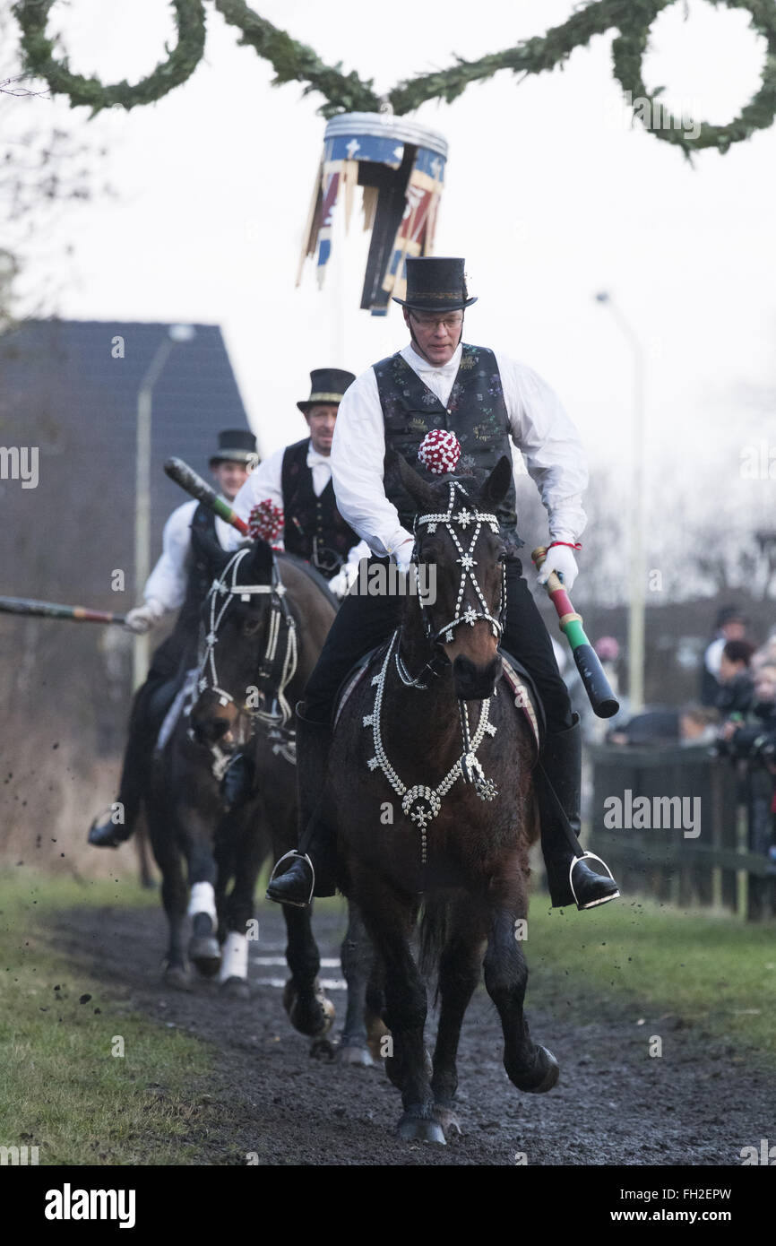shrove festival horse tradition Denmark Danish day Stock Photo - Alamy