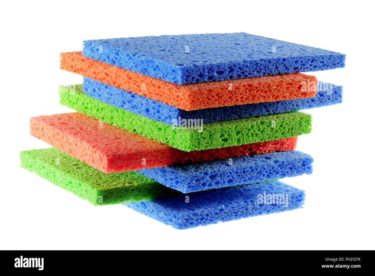Stack of Sponges Stock Photo - Alamy