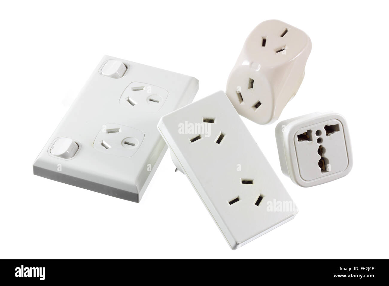 Power plugs Cut Out Stock Images & Pictures - Alamy