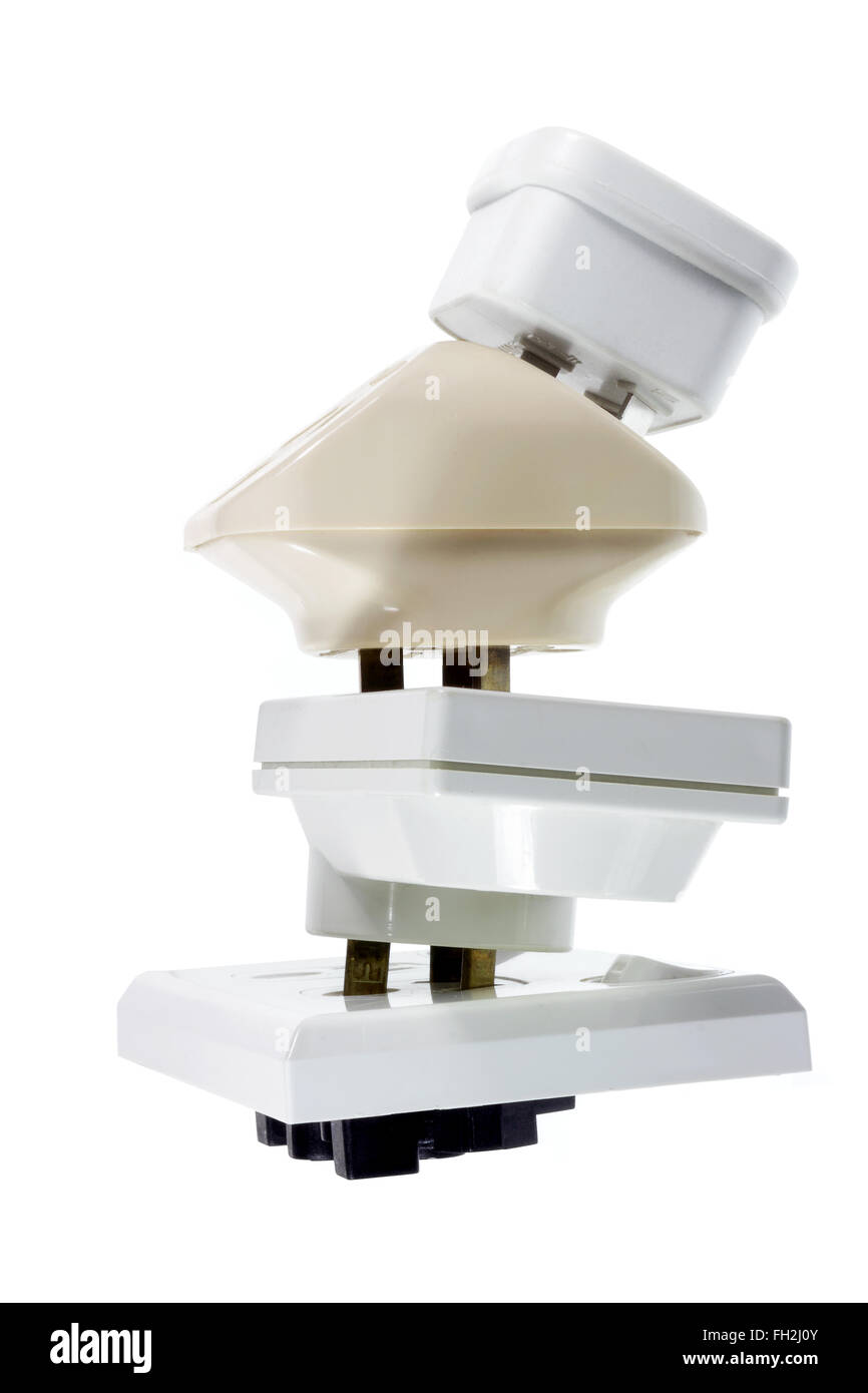 Power plugs and sockets hi-res stock photography and images - Alamy