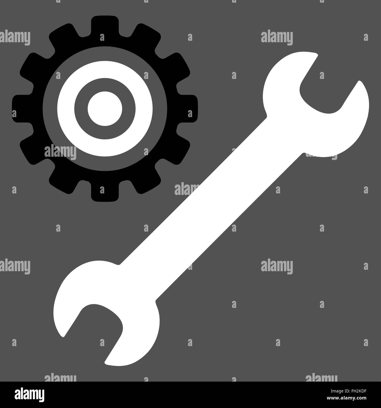 Service Tools Icon Stock Photo - Alamy