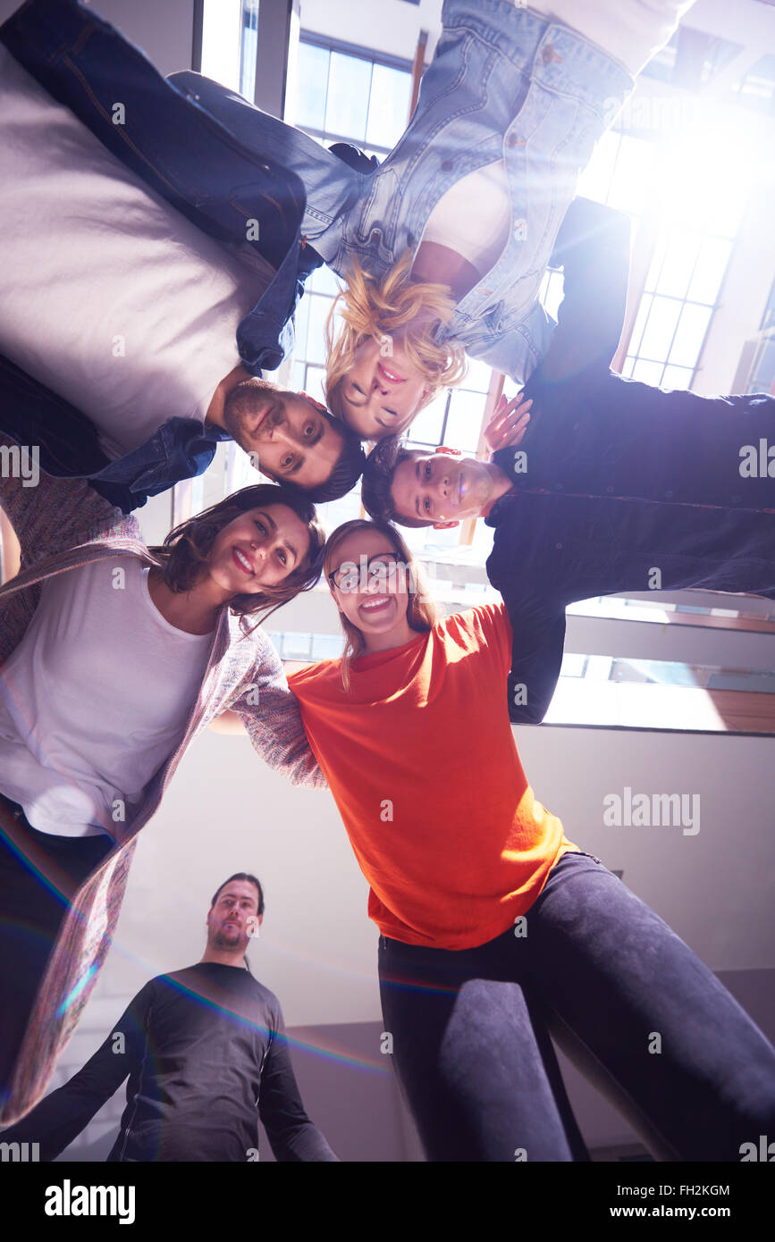 happy students celebrate Stock Photo - Alamy