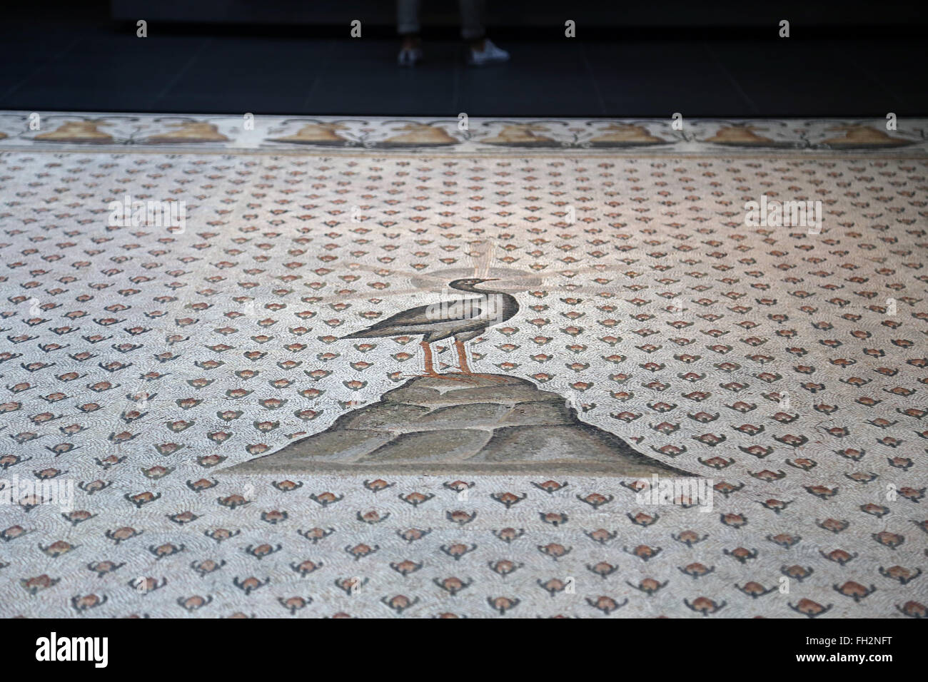 Roman mosaic of a Phoenix. From Daphne, a suburb of Antioch on the ...