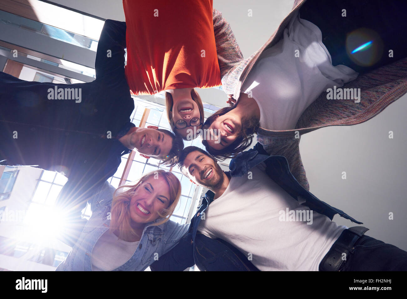 happy students celebrate Stock Photo - Alamy