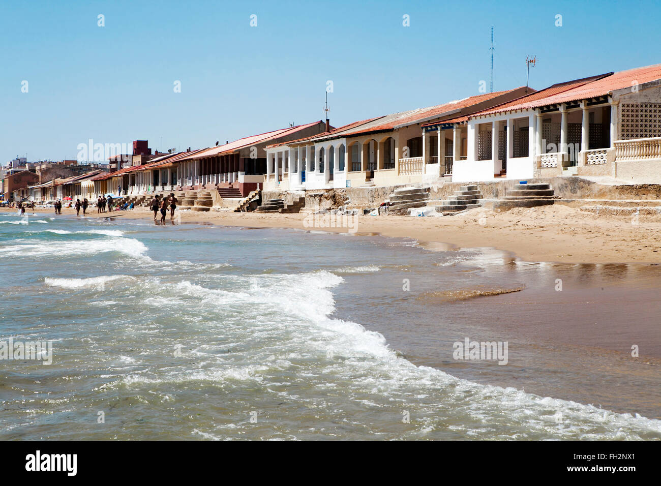 GUARDAMAR DEL SEGURA, SPAIN - JULY 3, 2013: Guardamar is a municipality ...