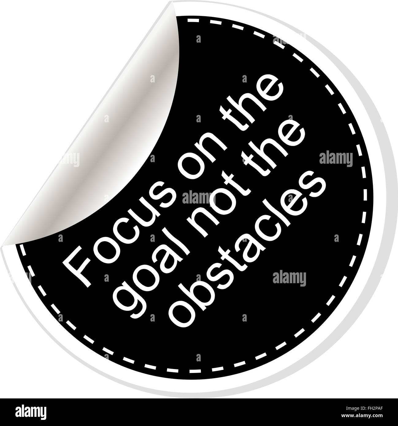 Focus on the goal not the obstacles. Inspirational motivational quote ...