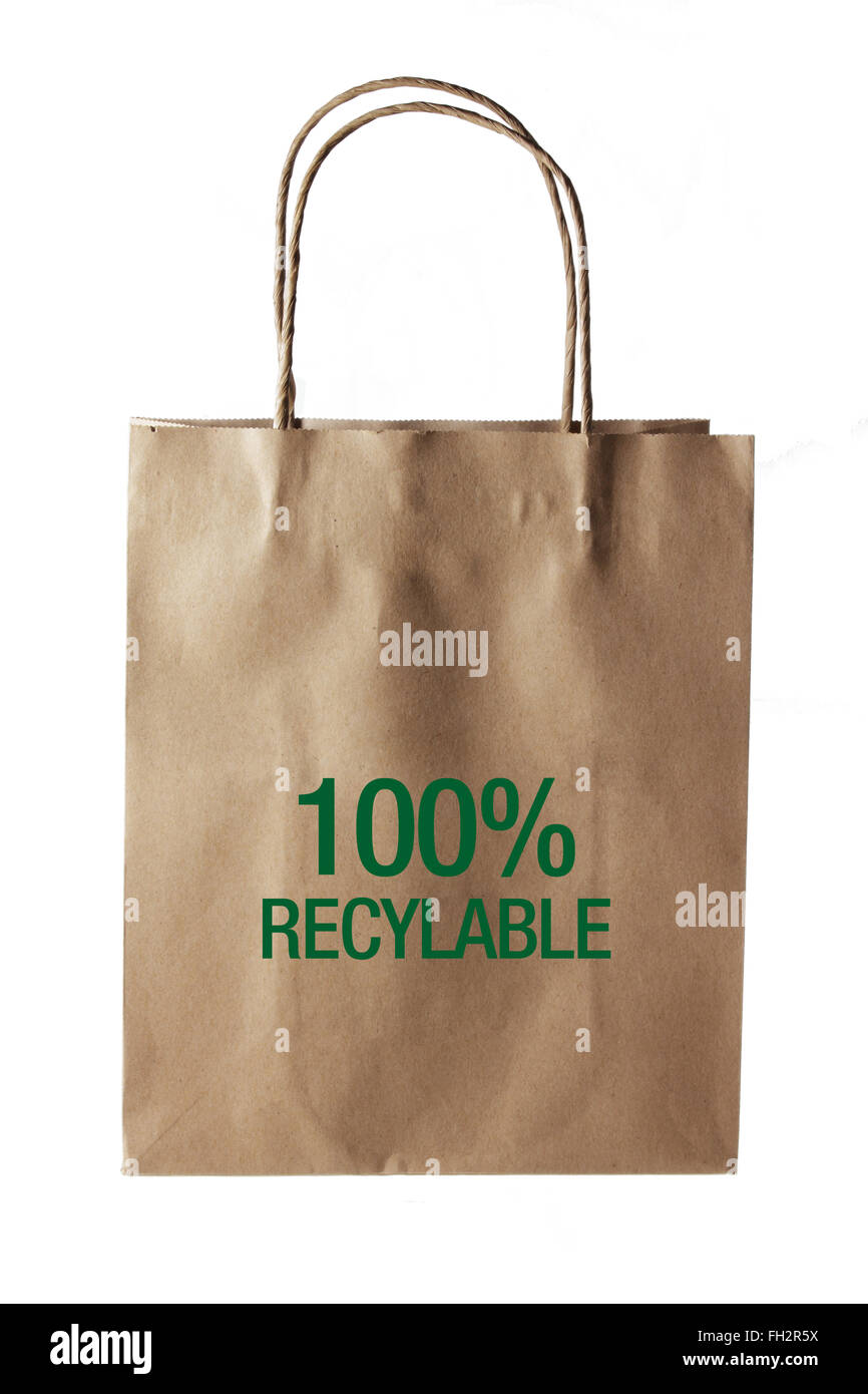 Brown Paper Bag Stock Photo - Alamy