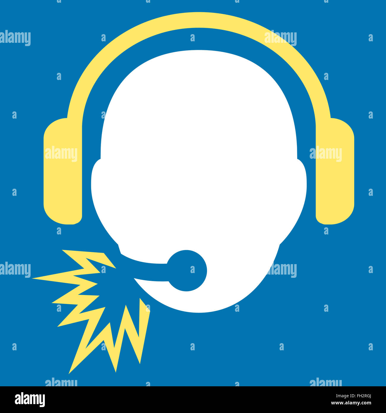 Operator Message Icon Stock Photo - Alamy