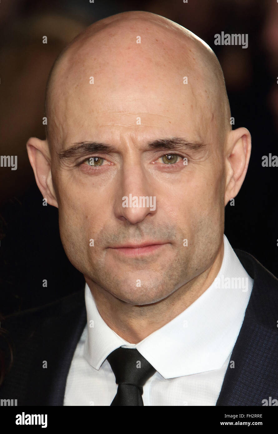 London, UK. Mark Strong at the World Premiere of 'Grimsby' ( 'The ...