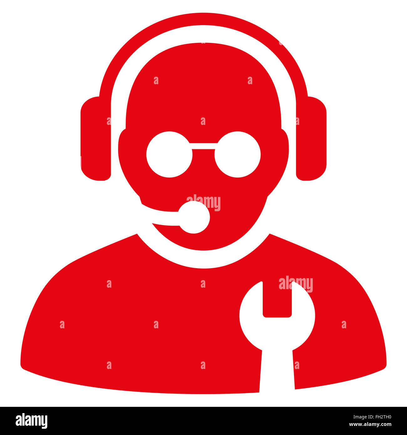 Service Operator Icon Stock Photo - Alamy