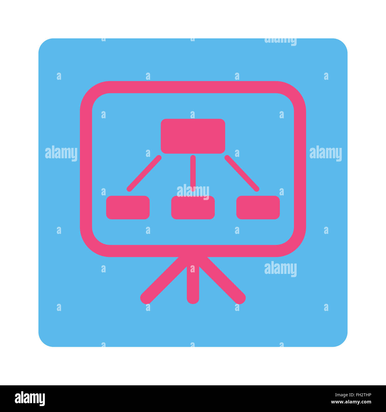 Scheme Screen Icon Stock Photo - Alamy