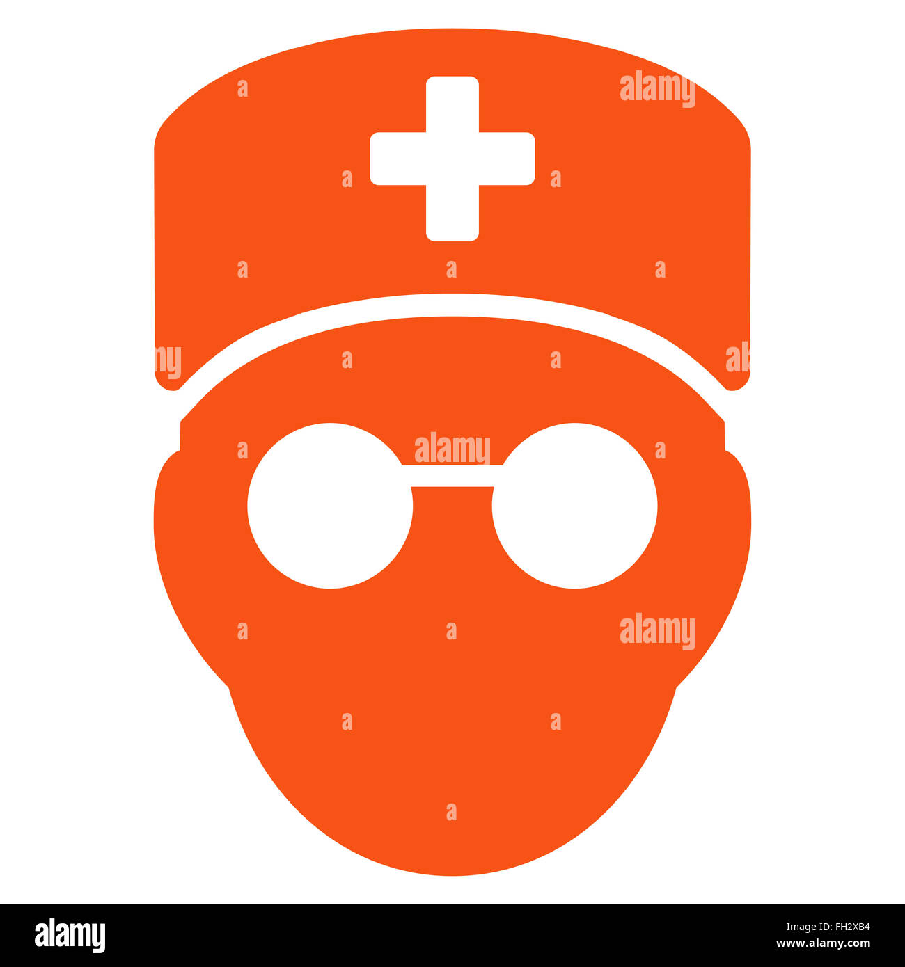 Medic Head Icon Stock Photo - Alamy
