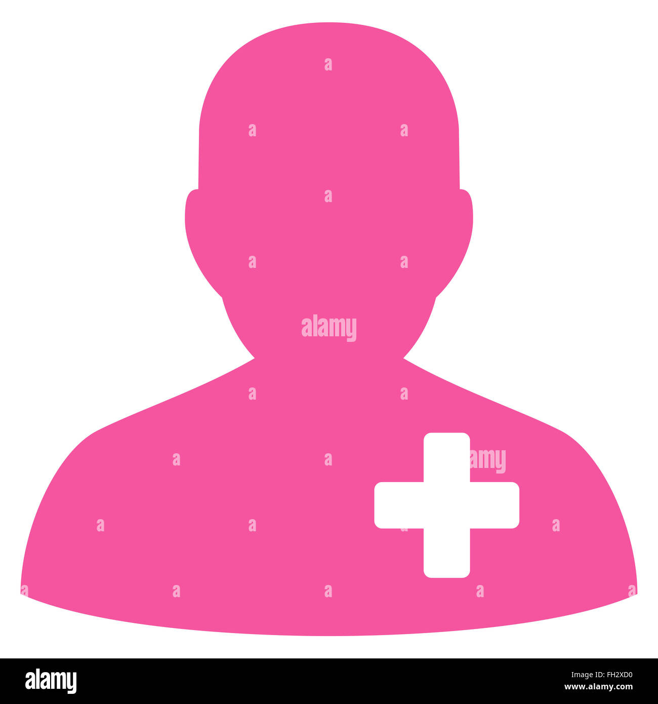 Medical Volunteer Icon Stock Photo - Alamy