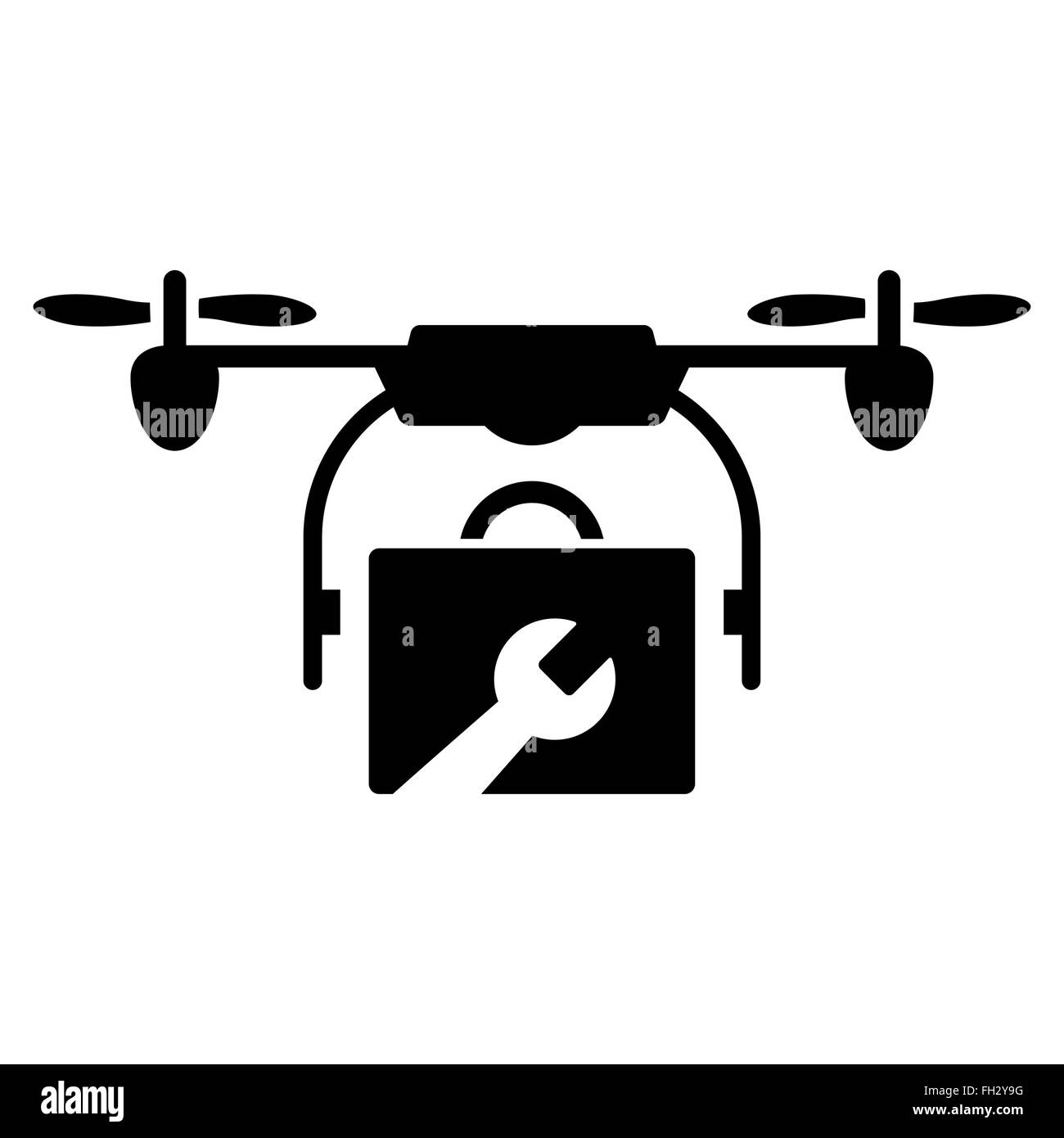 Maintenance helicopter Cut Out Stock Images & Pictures - Alamy
