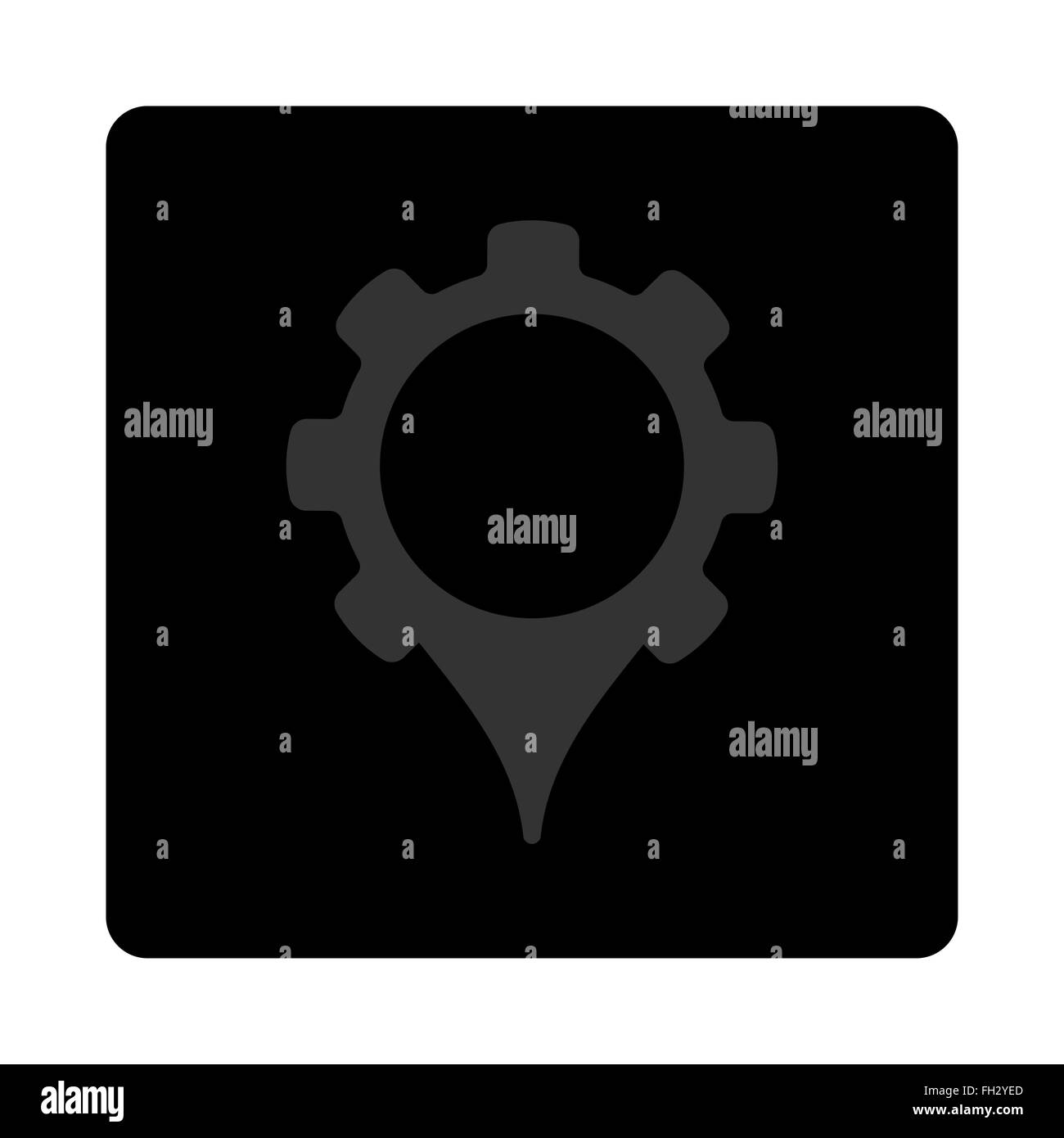 Gps Settings icon Stock Photo - Alamy