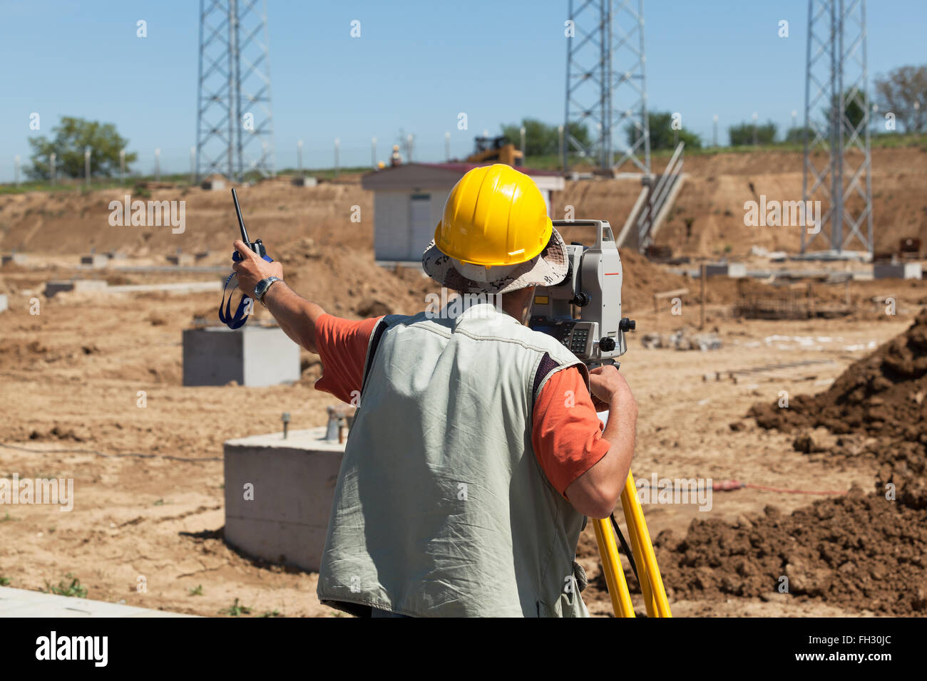 Land surveyor hi-res stock photography and images - Alamy