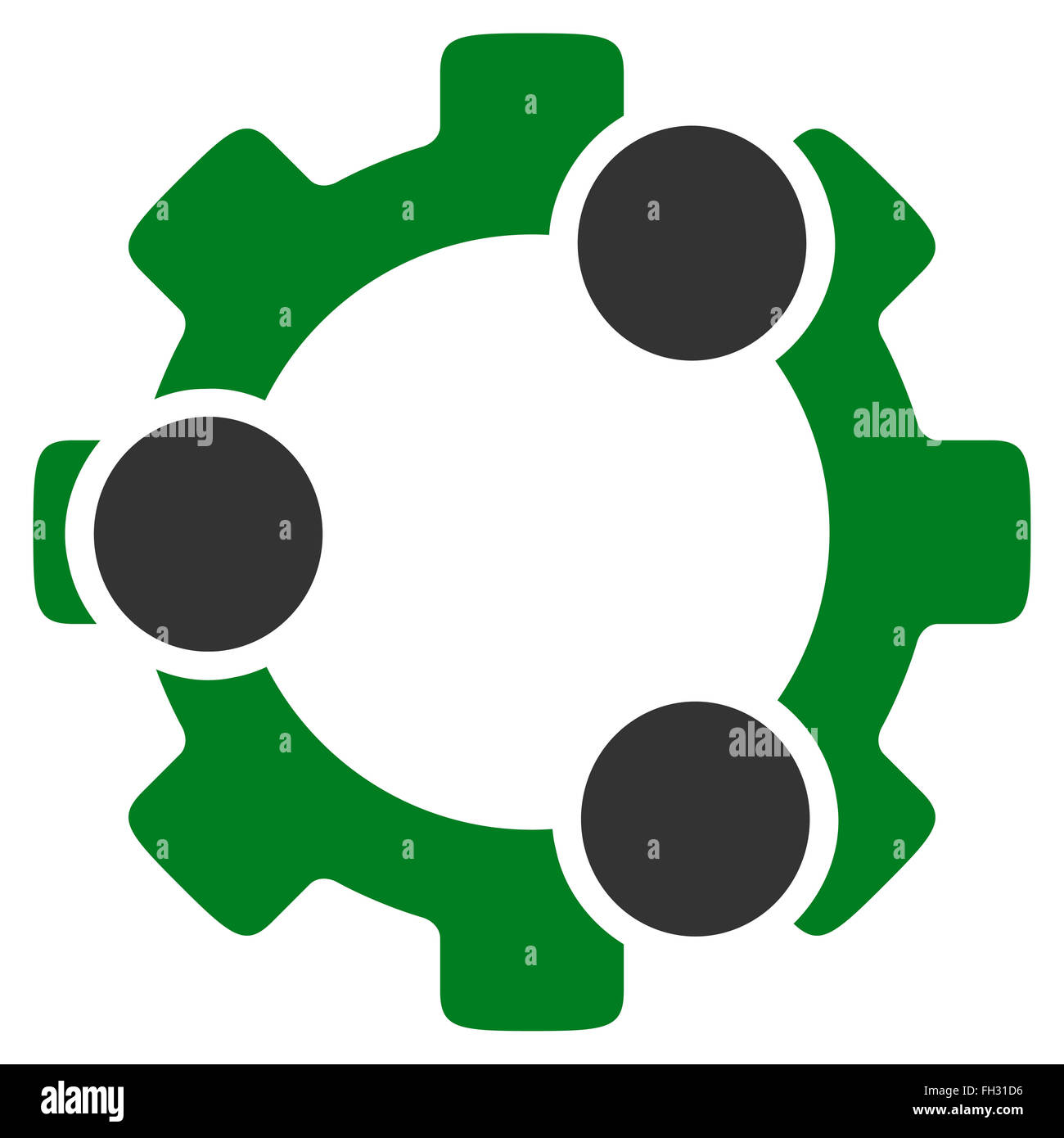 Teamwork Flat Icon Stock Photo - Alamy