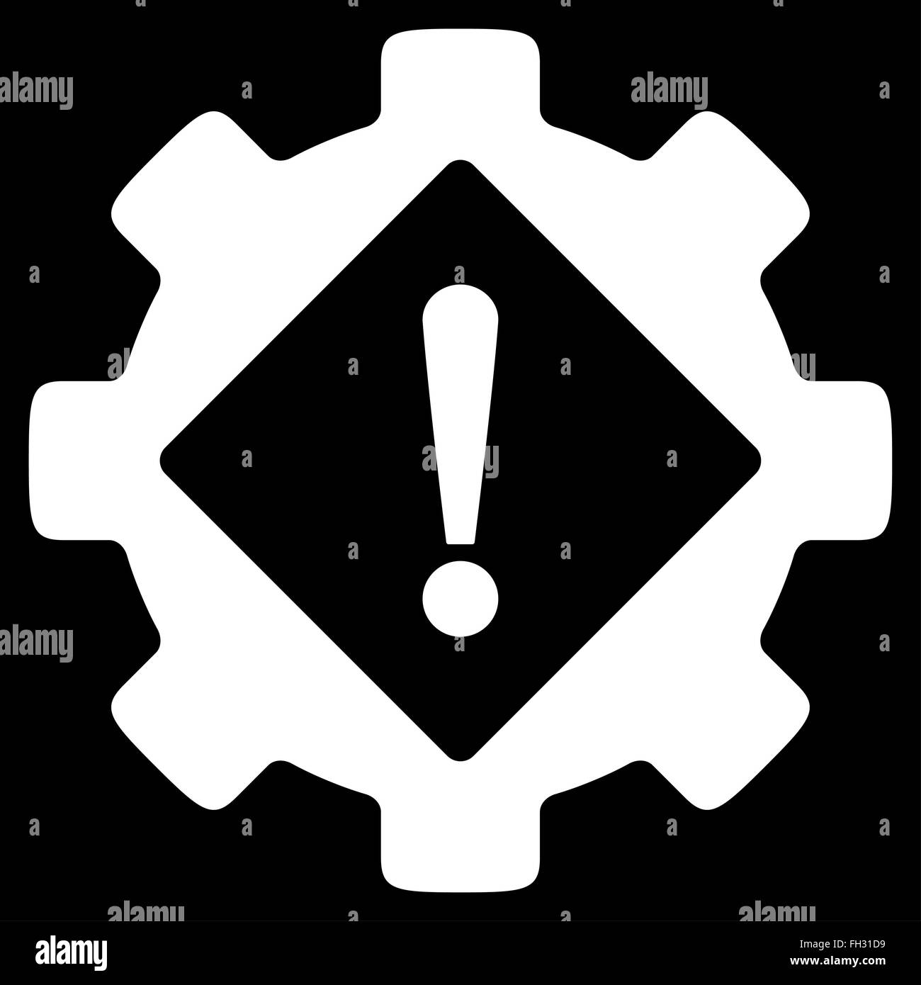 Industry Problem Flat Icon Stock Photo - Alamy