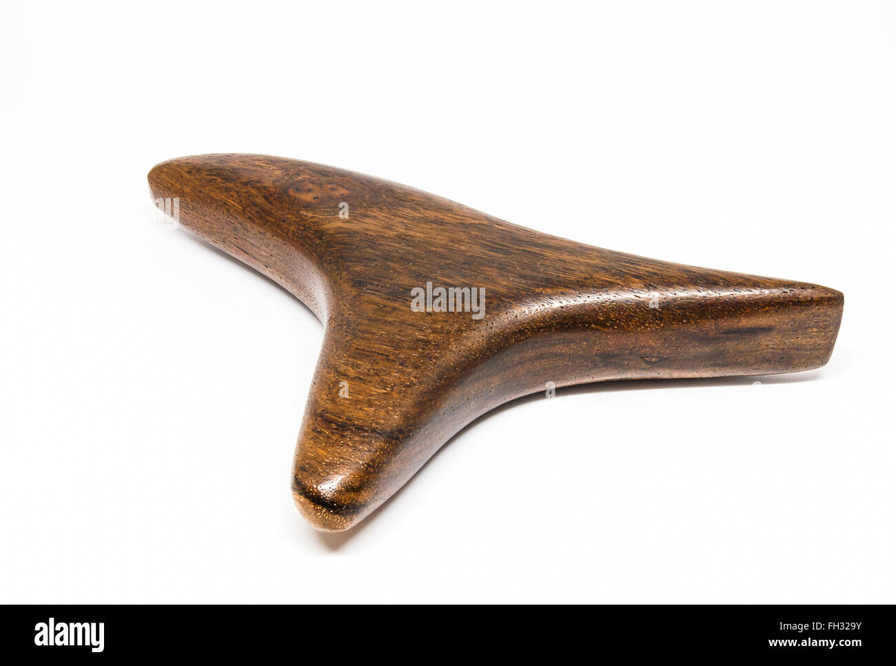 T-shape wood stick use for foot massgae Stock Photo - Alamy