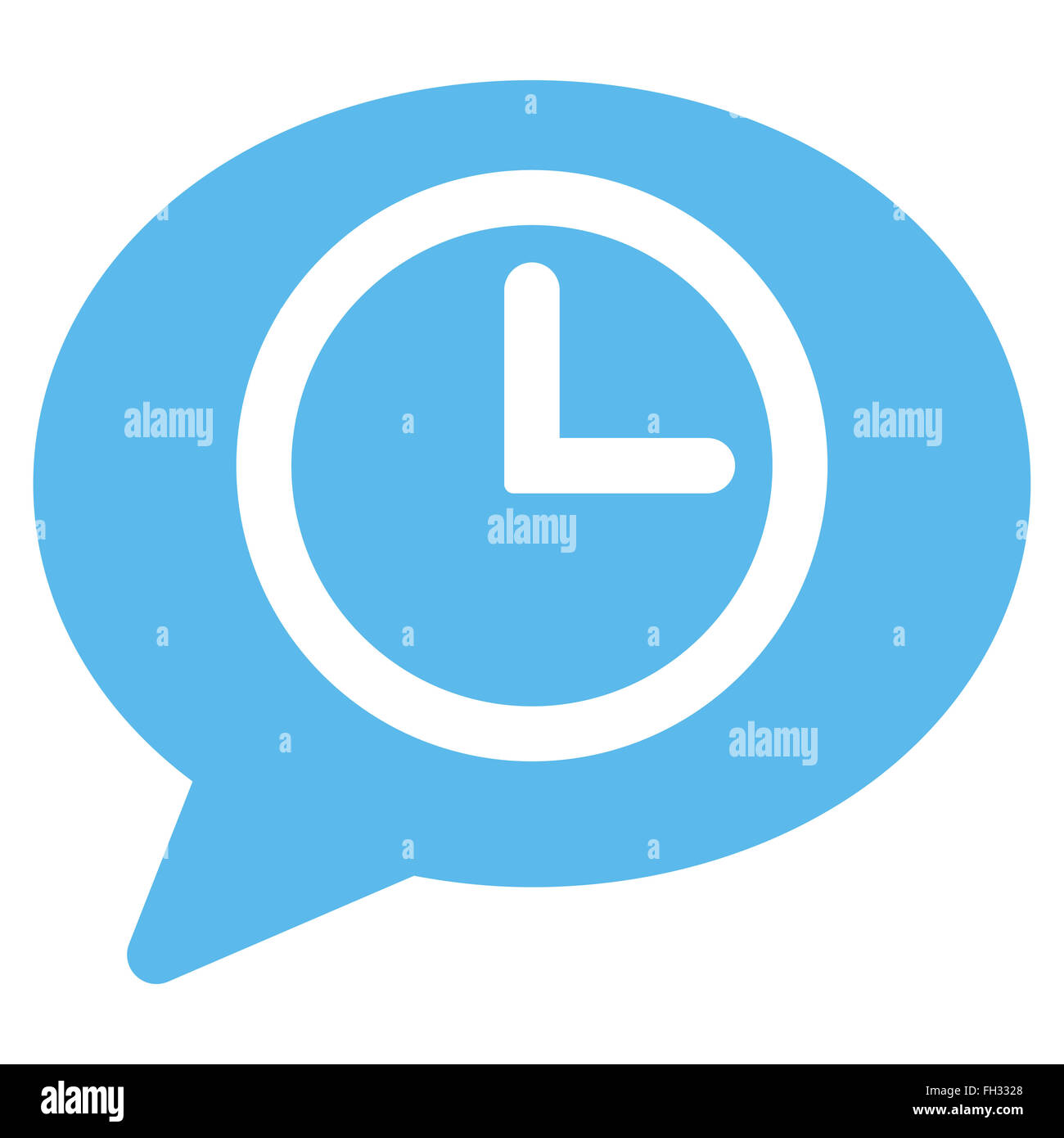 Message Time Icon Stock Photo - Alamy
