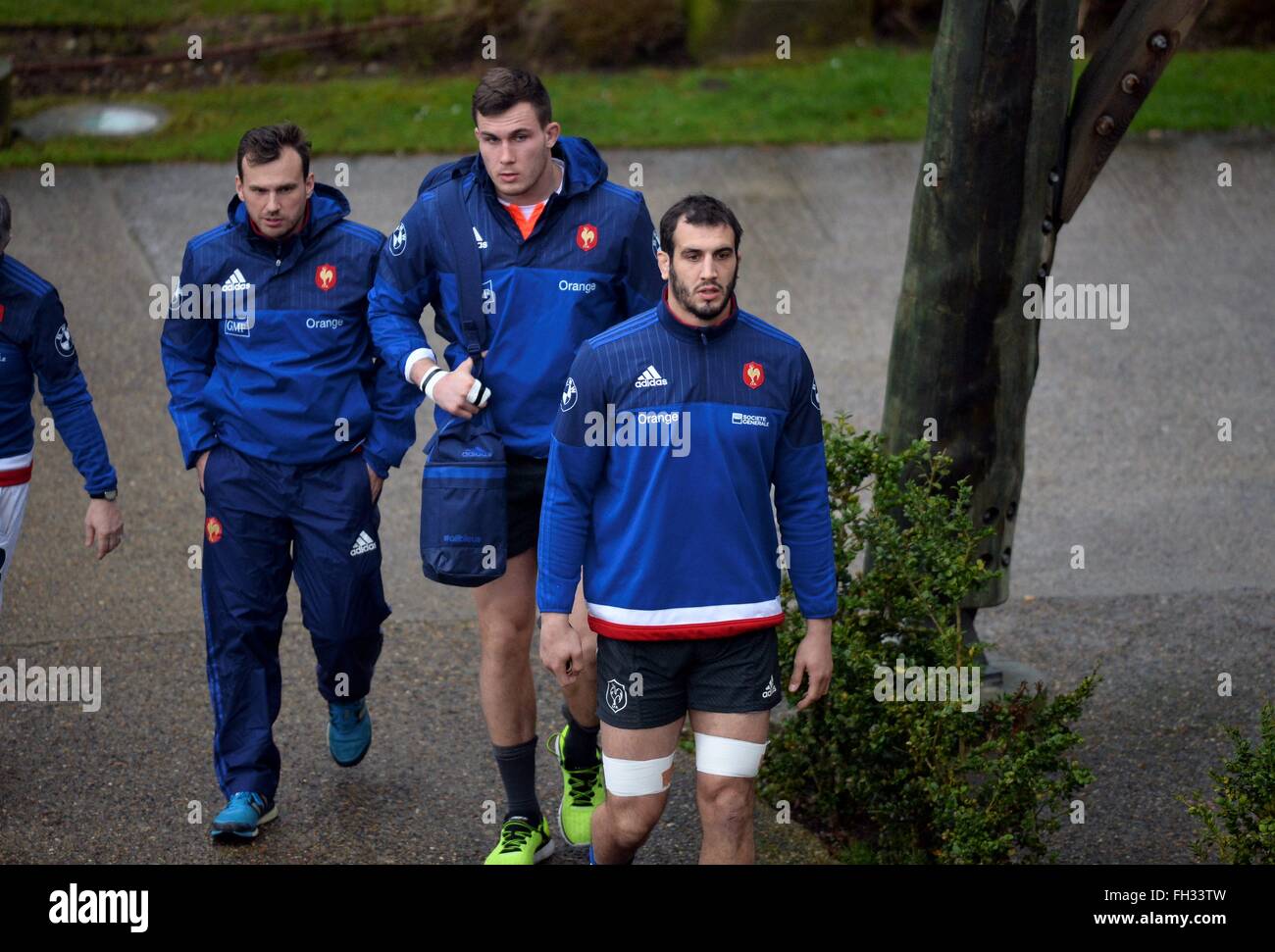 CNR Marcoussis, Paris, France. 23rd Feb, 2016. The French nationaol ...