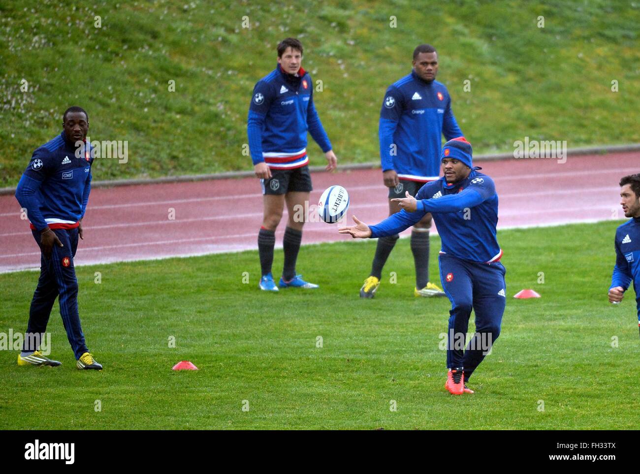 CNR Marcoussis, Paris, France. 23rd Feb, 2016. The French nationaol ...