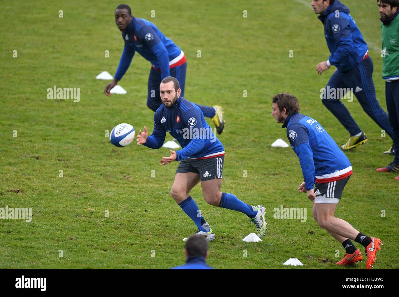 CNR Marcoussis, Paris, France. 23rd Feb, 2016. The French nationaol ...