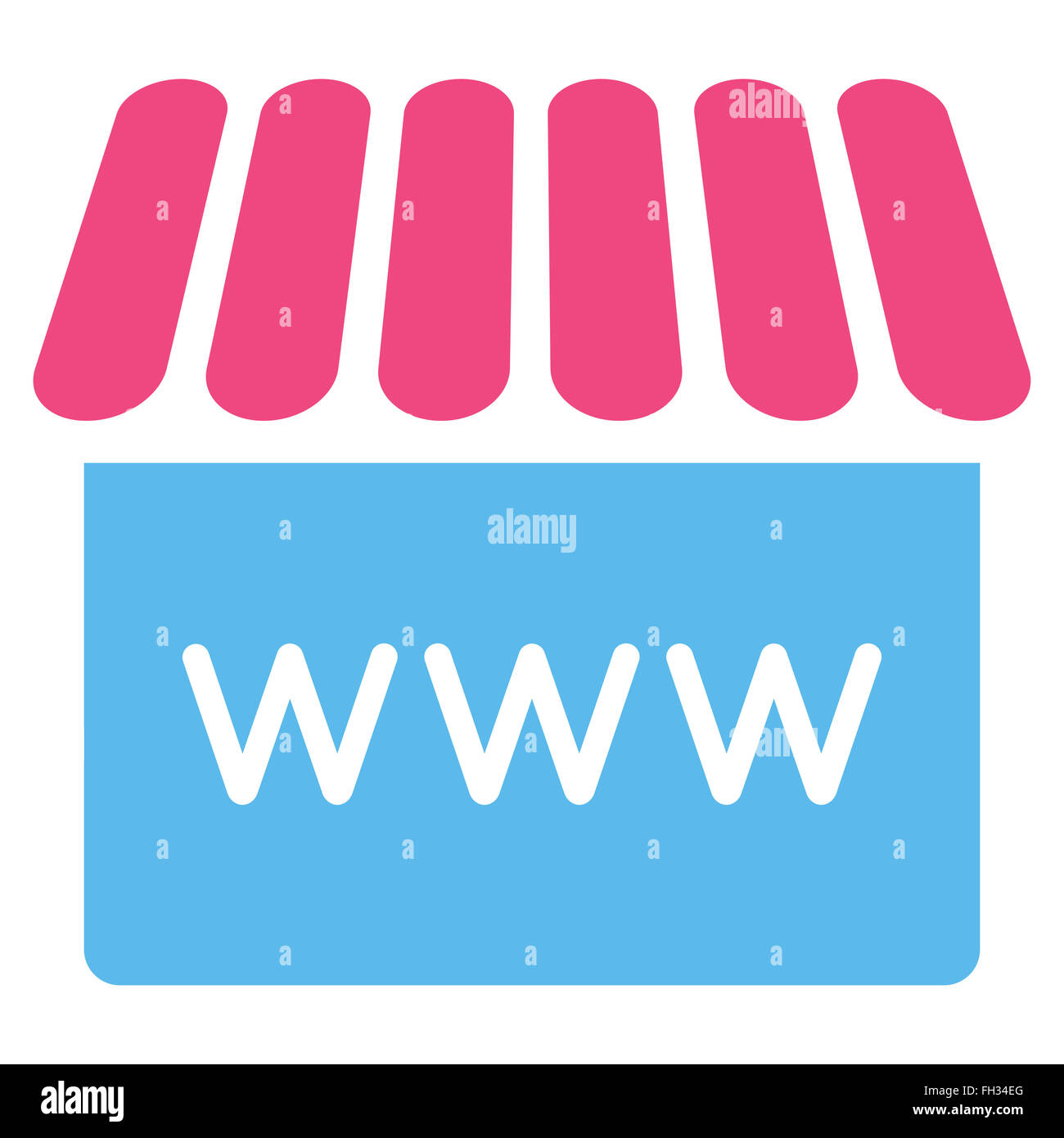 Webstore icon from Business Bicolor Set Stock Photo - Alamy