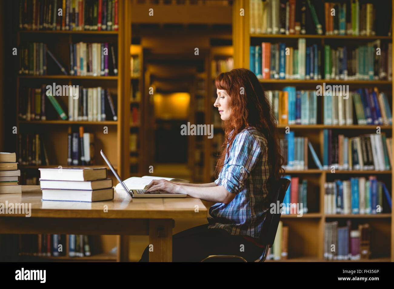 University student revising library hi-res stock photography and images ...