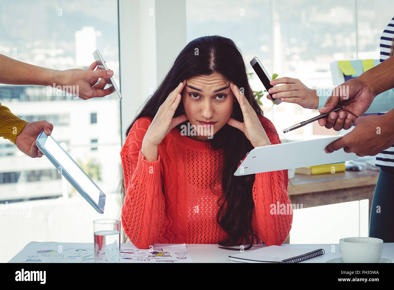 Young creative manager feeling the pressure Stock Photo - Alamy